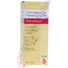 Buy Chlorphenamine (Piriton) Liquid for Hay Fever Treatment