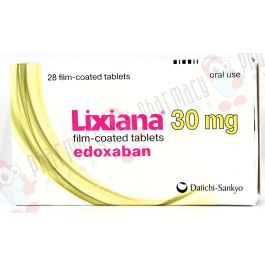 Buy Lixiana Tablets online | Cardivascular Medication - Pharmacy Planet