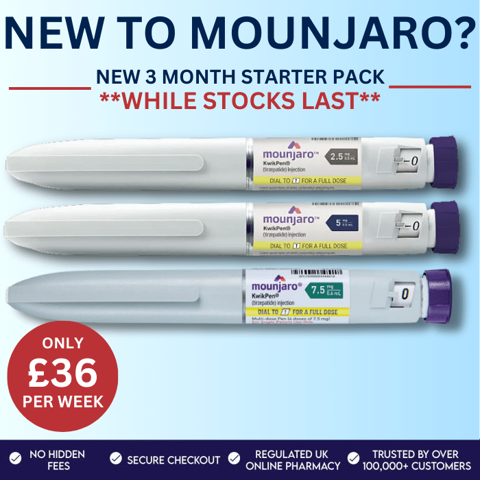 Buy Mounjaro KwikPen (tirzepatide) UK I £149 (4 doses)